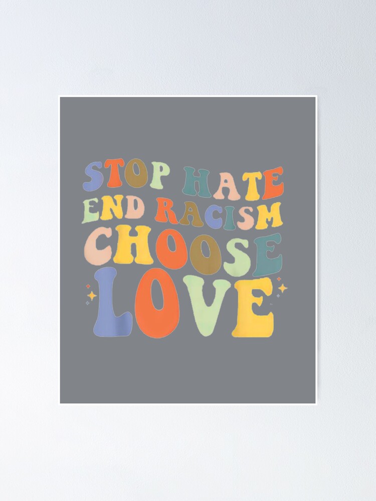 "Choose Love Buffalo Stop Hate End Racism Choose Love Buffalo colorful ...