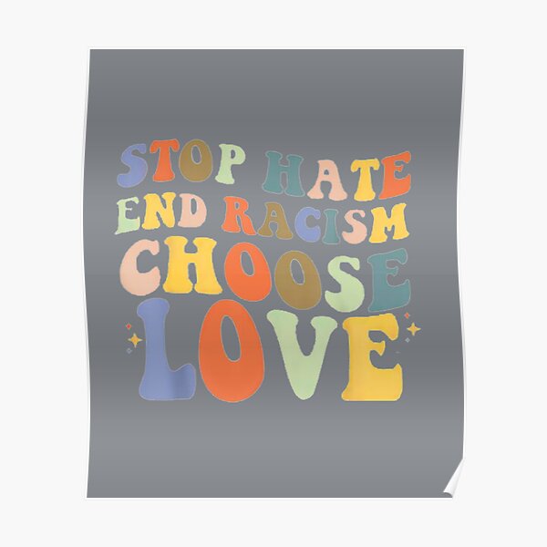 "Choose Love Buffalo Stop Hate End Racism Choose Love Buffalo colorful ...