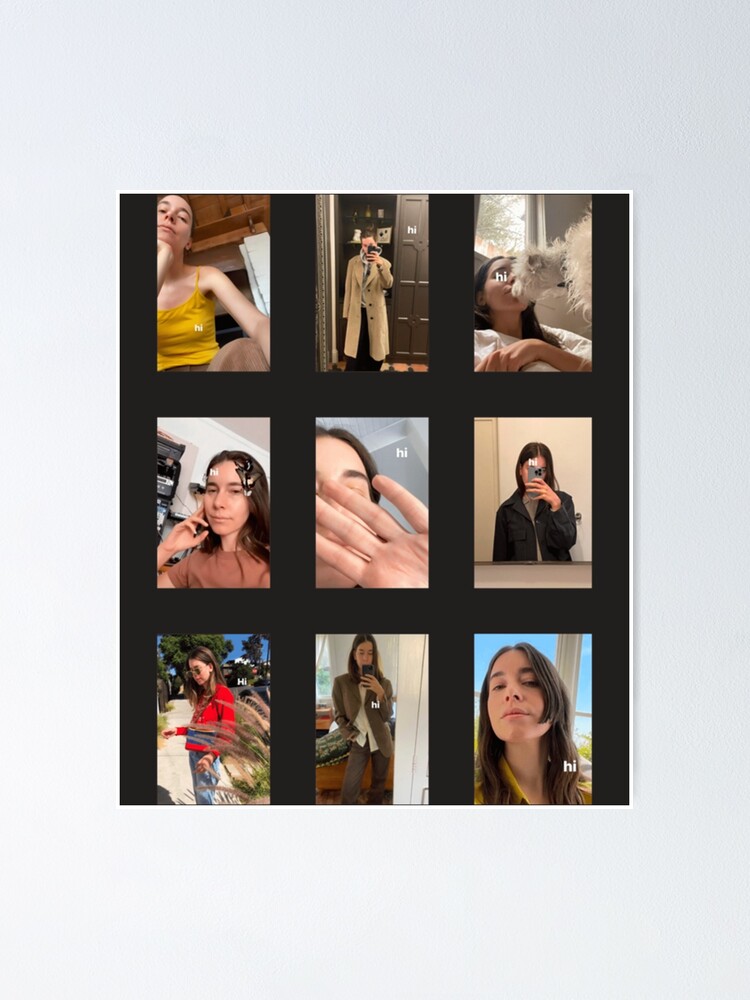 Hi” -Danielle Haim" Poster for Sale by soldowopdykek | Redbubble