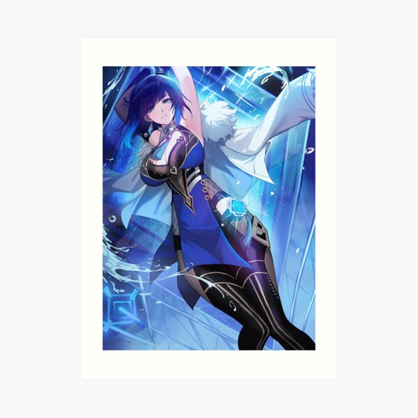 "Yelan Genshin Impact" Art Print for Sale by Zelinslen | Redbubble