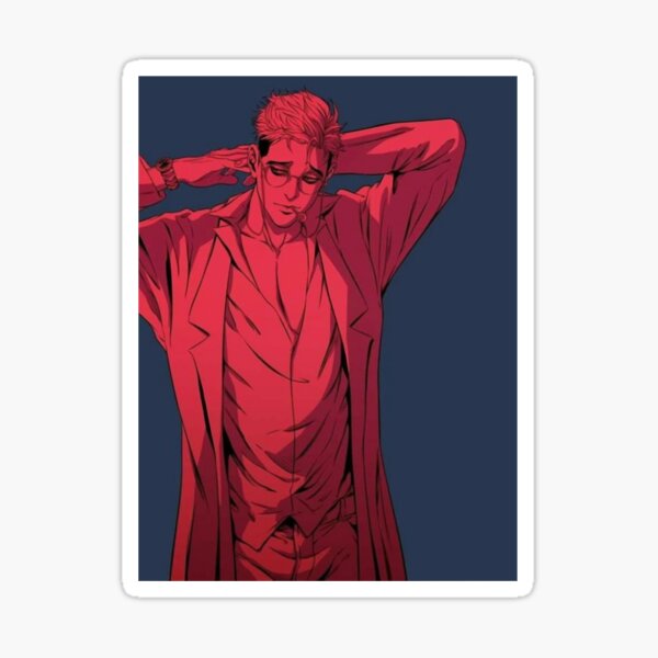 "Vintage Retro Killing Stalking Anime Awesome For Music Fans" Sticker ...