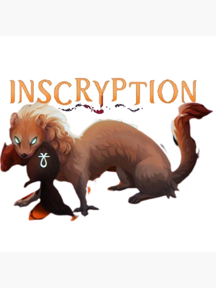 "Inscryption stoat , Badass stoat Fanart " Art Board Print for Sale by ...