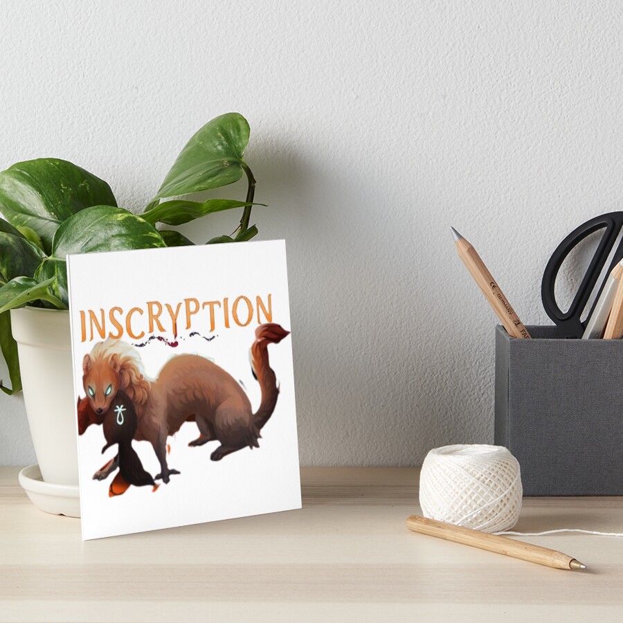 "Inscryption stoat , Badass stoat Fanart " Art Board Print by ...