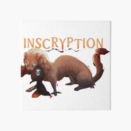 "Inscryption stoat , Badass stoat Fanart " Art Board Print for Sale by ...