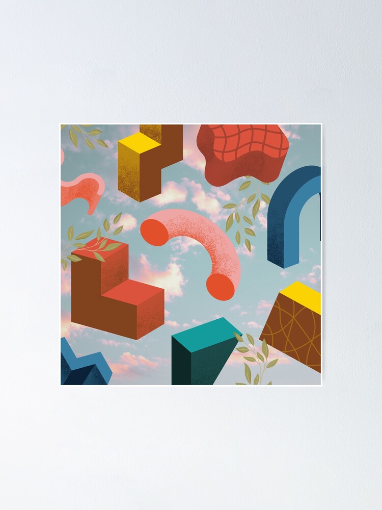 "Shapes of different forms" Poster for Sale by andraseo | Redbubble