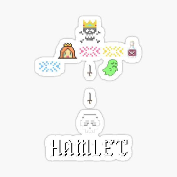 "Hamlet" Sticker for Sale by javibuart | Redbubble