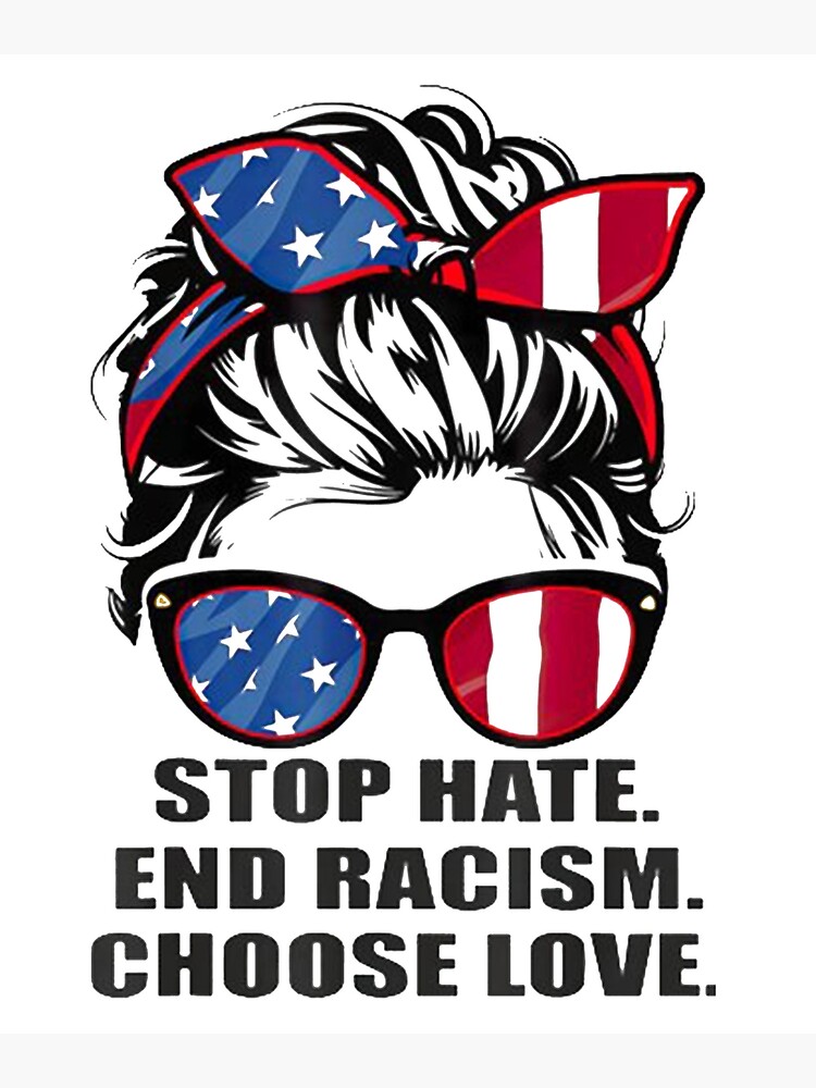 "Womens Stop Hate End Racism Choose Love - Pray For Buffalo" Poster for ...