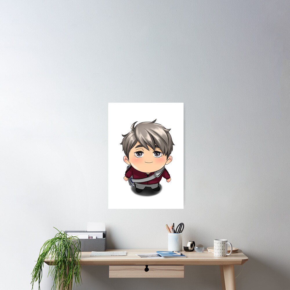 "Osamu Look up chibi" Poster for Sale by DearChaz | Redbubble