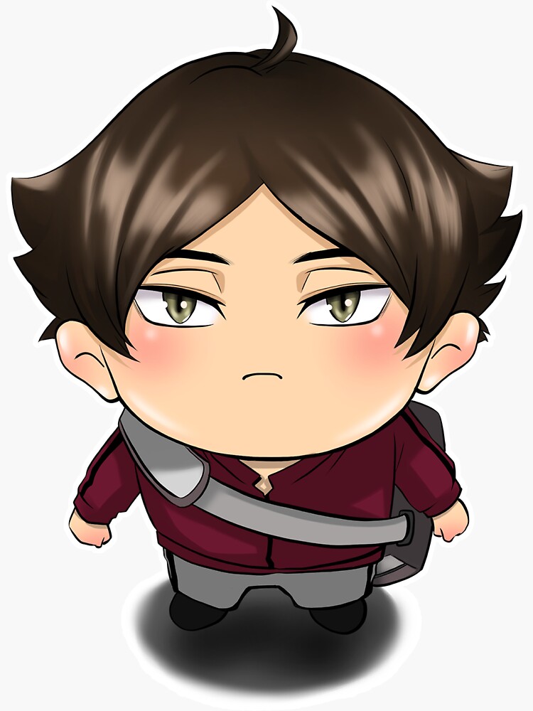"Sunarin look up chibi" Sticker for Sale by DearChaz | Redbubble