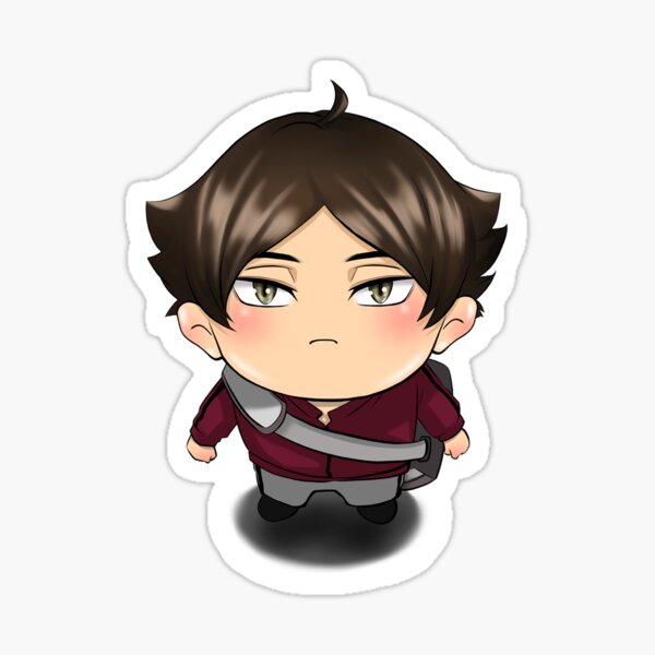 "Sunarin look up chibi" Sticker for Sale by DearChaz | Redbubble