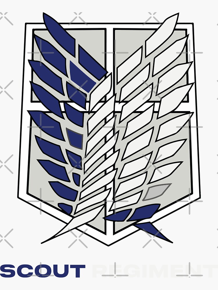 "Scout Regiment" Sticker for Sale by barts48 | Redbubble