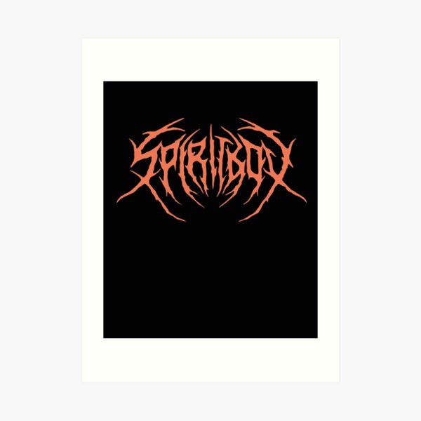 "Spiritbox Merch Death Metal Logo" Art Print for Sale by lehoansmh ...
