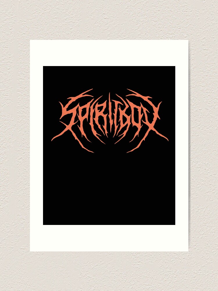 "Spiritbox Merch Death Metal Logo" Art Print for Sale by lehoansmh ...