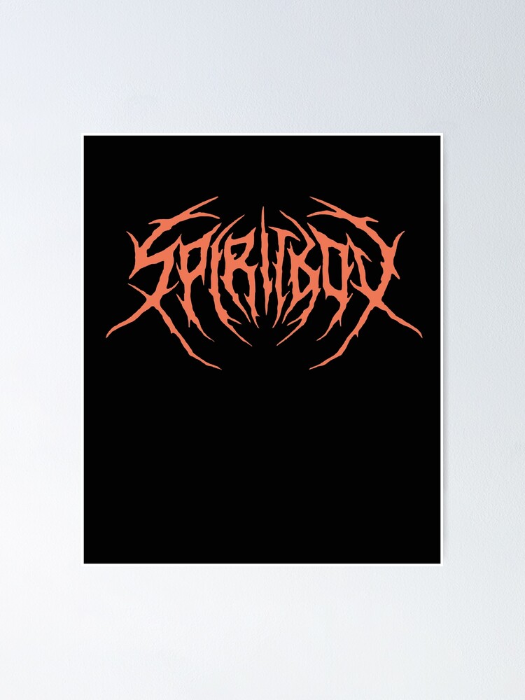 "Spiritbox Merch Death Metal Logo" Poster for Sale by lehoansmh | Redbubble