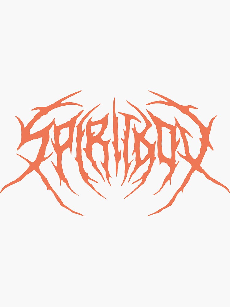 "Spiritbox Merch Death Metal Logo" Sticker by lehoansmh | Redbubble