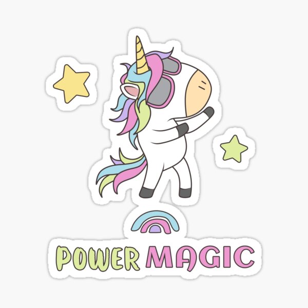 "Power Magic" Sticker for Sale by mdlayek | Redbubble