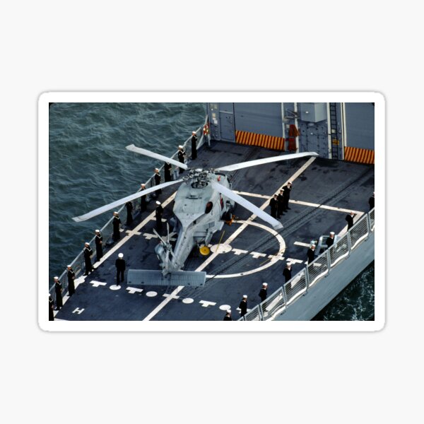 " Sikorsky SH-60B Seahawk, Helipad, USN, United States Navy " Sticker ...