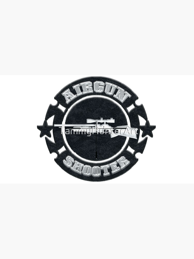 "Airgun Shooter , Air Rifle logo" Cap for Sale by TammyHunterArt ...