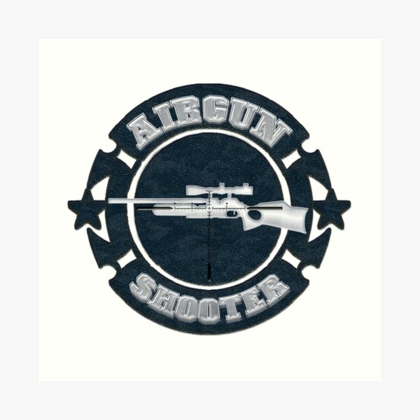 "Airgun Shooter , Air Rifle logo" Art Print for Sale by TammyHunterArt ...