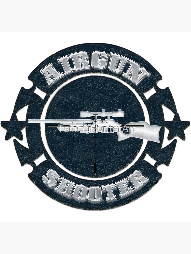 "Airgun Shooter , Air Rifle logo" Poster for Sale by TammyHunterArt ...
