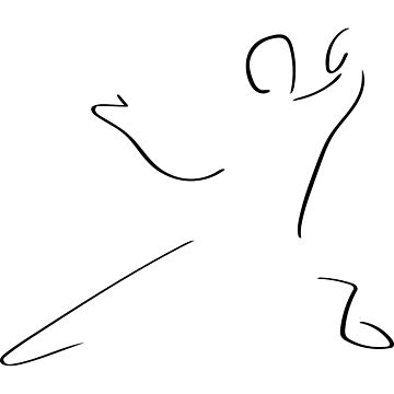 "Tai Chi Line Art - Minimalist" Poster by Zcared | Redbubble