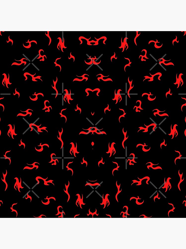 "Cute Simple Little Red Fire Flames" Poster for Sale by adoredigitals ...