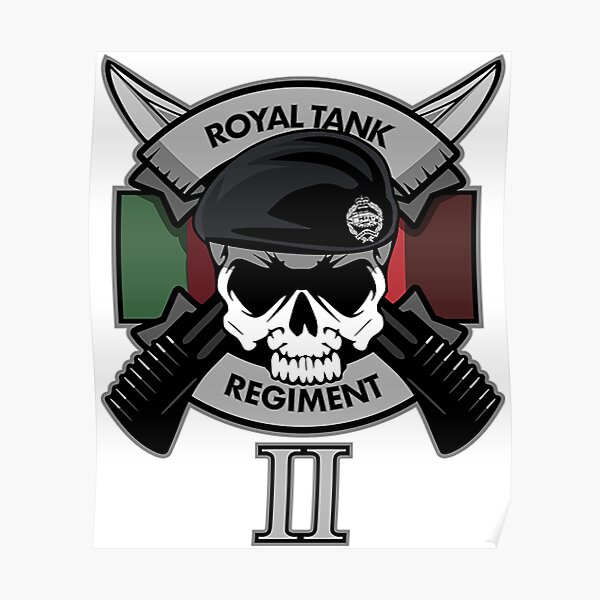 "1 Royal Tank Regiment T-Shirt2nd Royal Tank Regiment (Front & Back ...