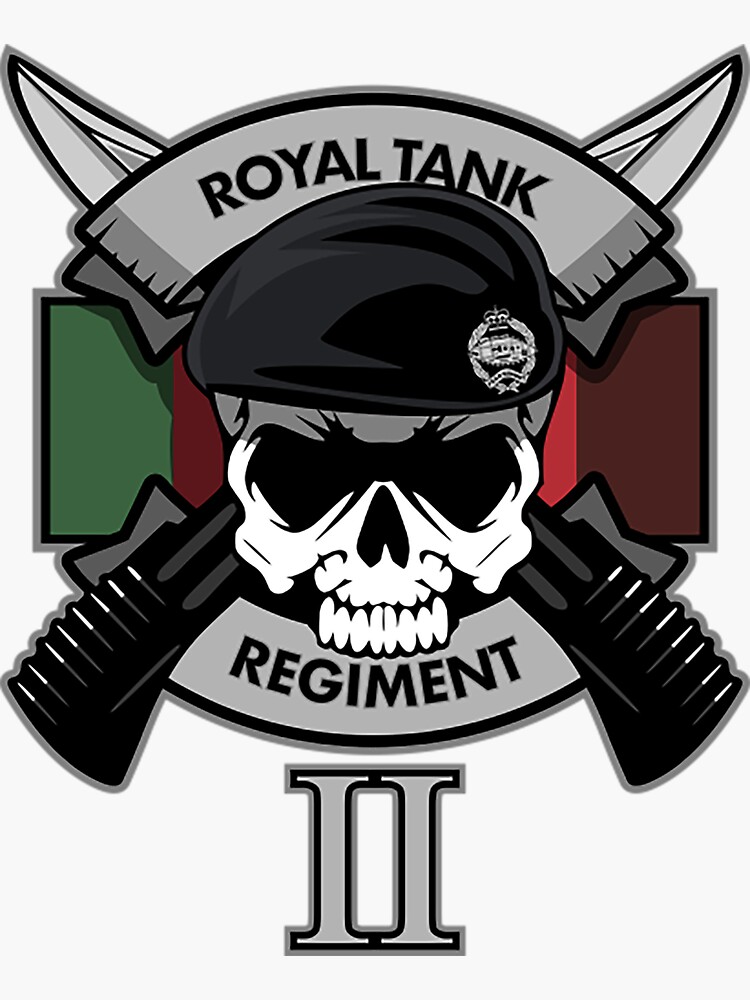 "1 Royal Tank Regiment T-Shirt2nd Royal Tank Regiment (Front & Back ...