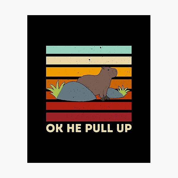 Lámina fotográfica «Está bien, se detiene, Retro Vintage Sunset Big ...