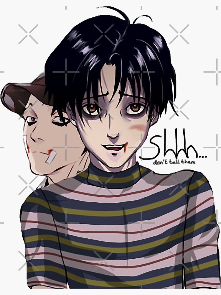 "So Funny Yoonbum Killing Stalking Funny Graphic Gift" Sticker for Sale ...