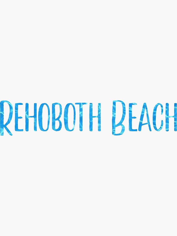 "Rehoboth Beach " Sticker by enpdesigns | Redbubble