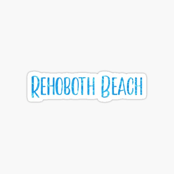 "Rehoboth Beach " Sticker by enpdesigns | Redbubble