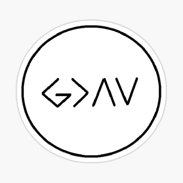 "God is Greater" Sticker by ojrent | Redbubble