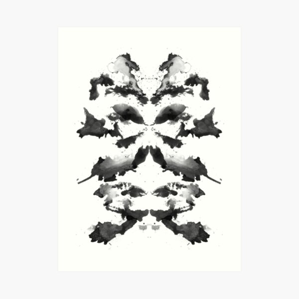 "Inkblot test - Dragon Spirit (Rorschach)" Art Print for Sale by ...