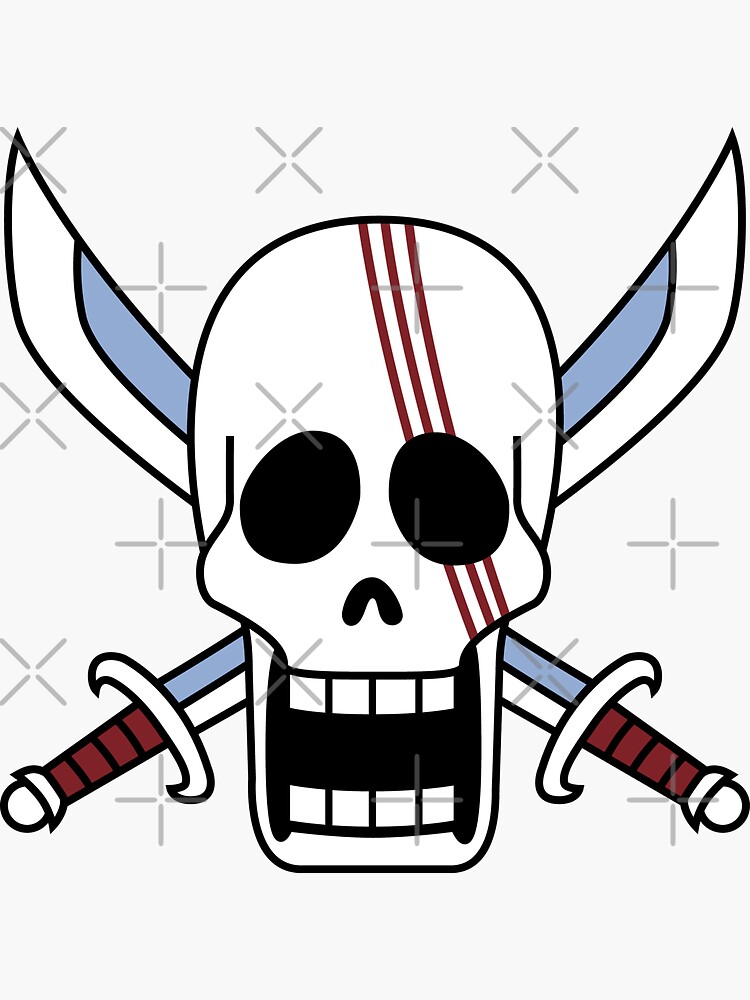 "Shanks Flag" Sticker for Sale by AnimeVision | Redbubble