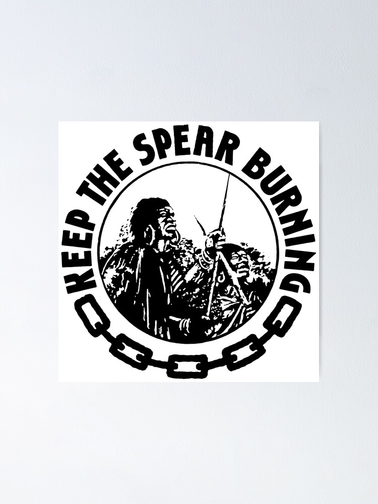 "BURNING SPEAR" Poster for Sale by MadelineHerzog | Redbubble