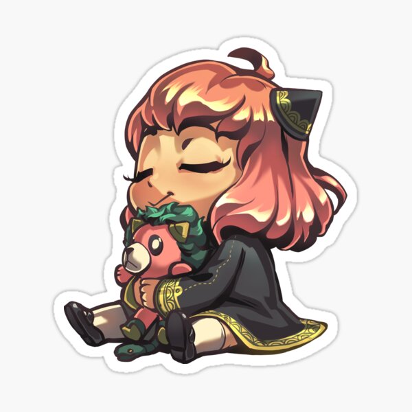 "Anya Chibi" Sticker for Sale by babakinkin | Redbubble