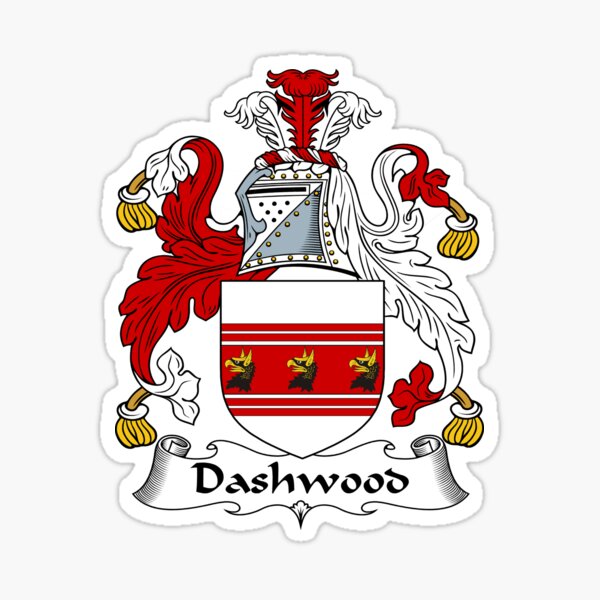 "Dashwood" Sticker for Sale by HaroldHeraldry | Redbubble