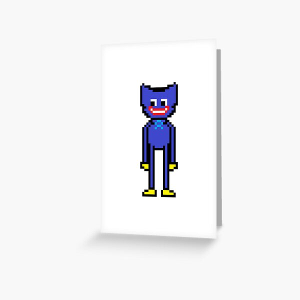 "Huggy Wuggy Poppy Playtime Pixel Art" Greeting Card for Sale by ...
