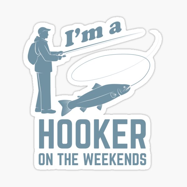 "I'm A Hooker On The Weekends" Sticker for Sale by cotros | Redbubble