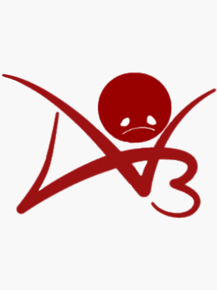 "sad ao3 logo" Sticker for Sale by fanatic-for-u | Redbubble