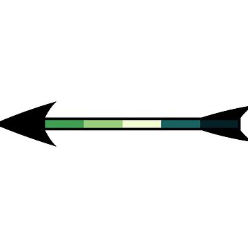 "Aromantic spectrum pride arrow" Sticker for Sale by lunyssa | Redbubble