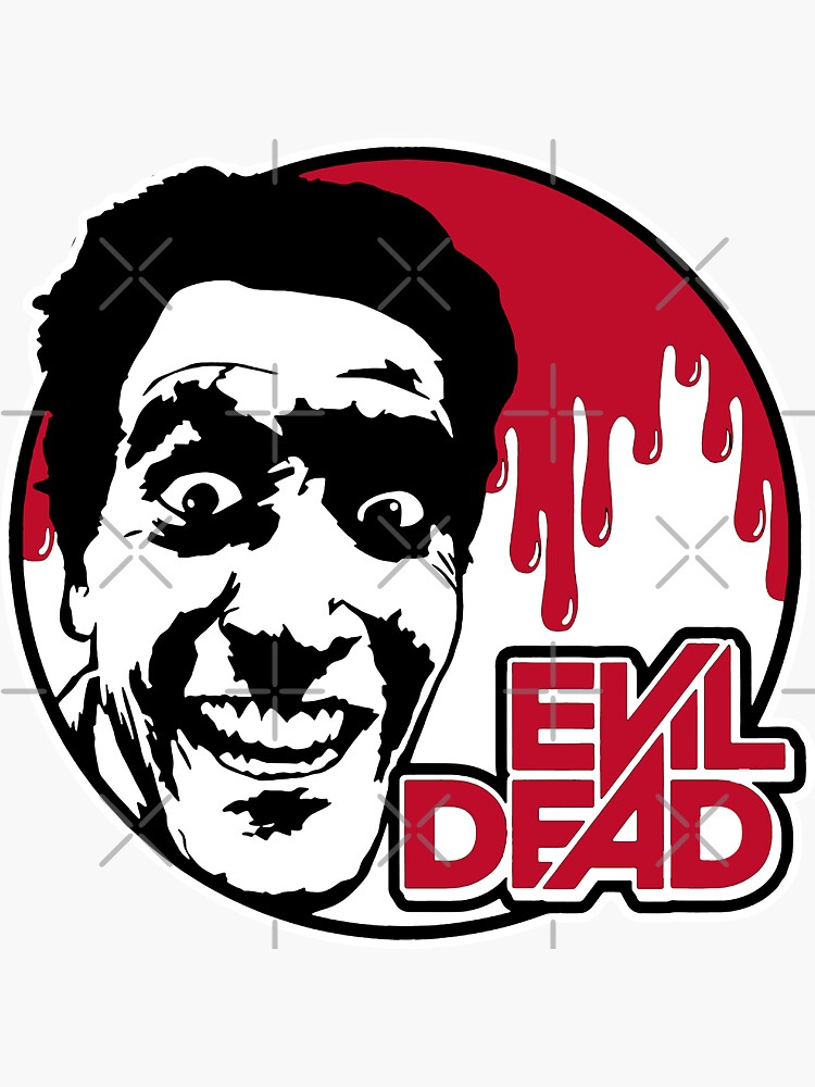 "Evil Dead" Sticker for Sale by FunkeyMonkey9 | Redbubble