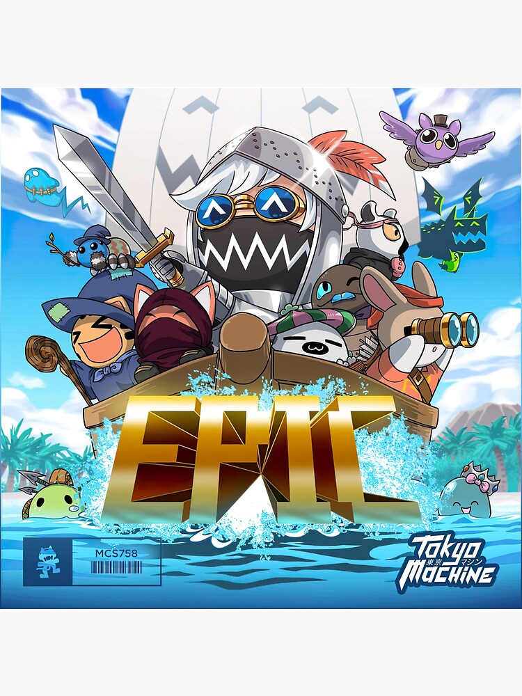 "tokyo machine epic" Sticker for Sale by yostjunior | Redbubble