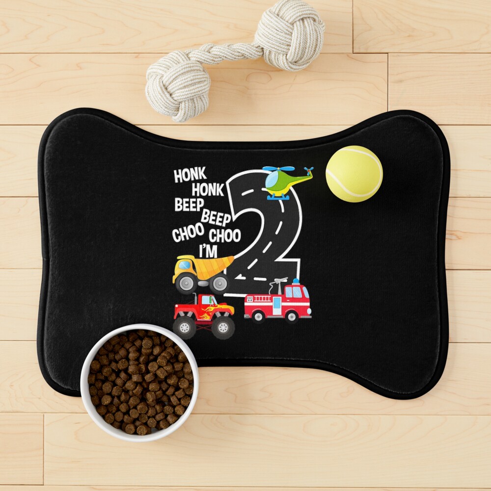 "Trucks 2nd Birthday Party Toddler I'm 2 Year Old Bday" Poster for Sale ...