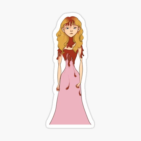 "Carrie" Sticker for Sale by Leyamay22 | Redbubble