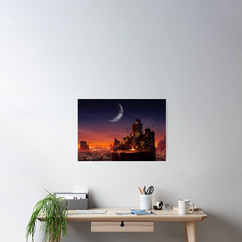"Cosmo Canyon" Poster by Petemachine | Redbubble