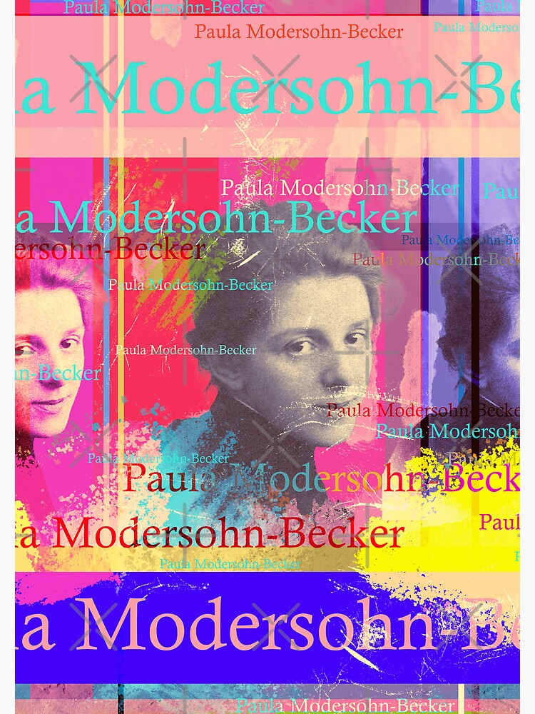 "Paula Modersohn Becker Porträt, bekannte deutsche Malerin, Geschenke ...
