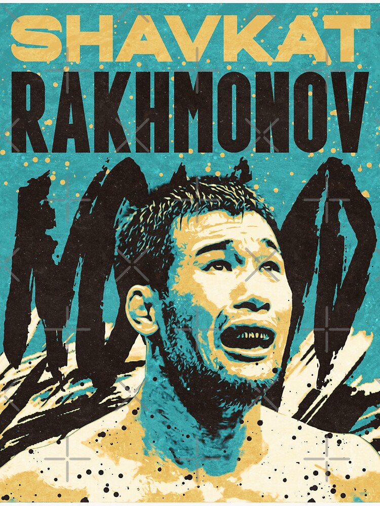 "Shavkat Rakhmonov - MMA Gifts For UFC Fans" Sticker for Sale by TZAR7 ...