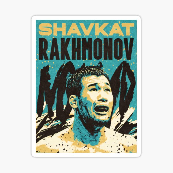 "Shavkat Rakhmonov - MMA Gifts For UFC Fans" Sticker for Sale by TZAR7 ...